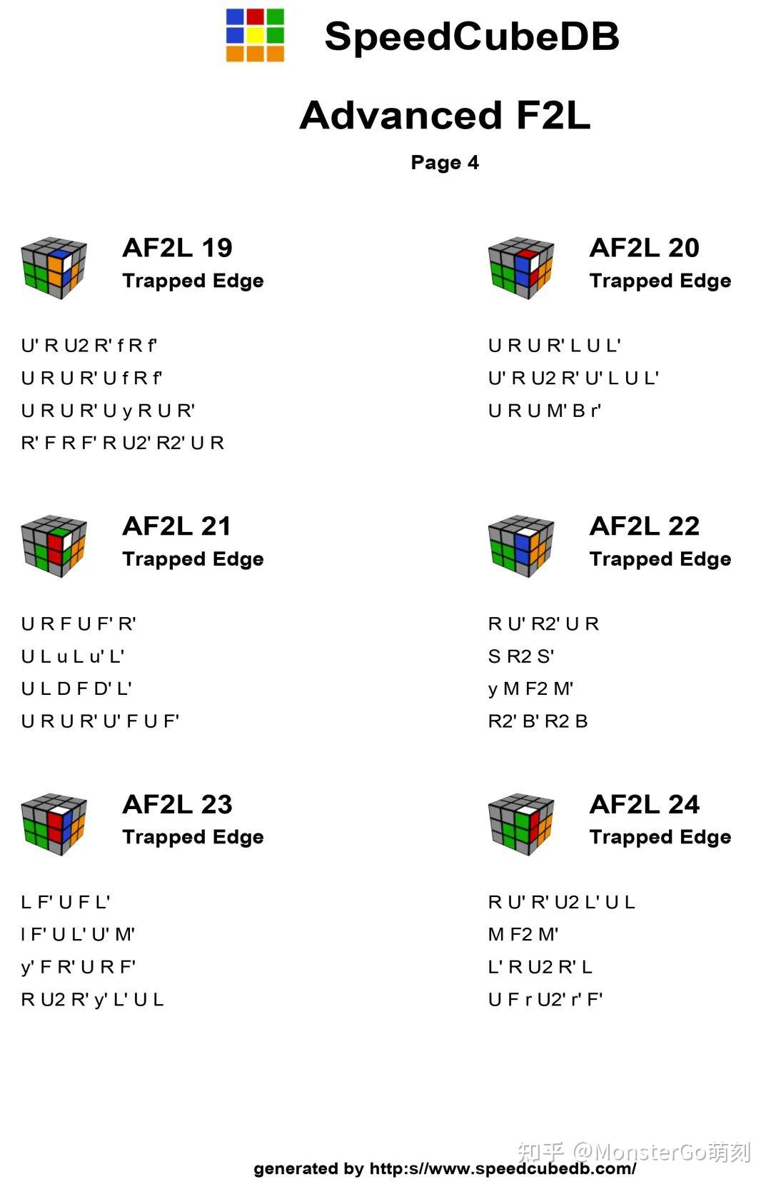 F2L 攻略 | 全套公式，总有一款适合你 - 知乎