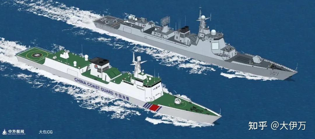终于来了！052D加入中国海警，7000吨级130毫米舰炮？ - 知乎