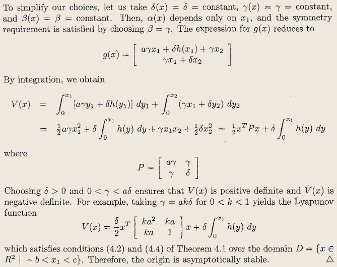 Nonlinear System-Chapter 4 Lyapunov Stability基础 - 知乎