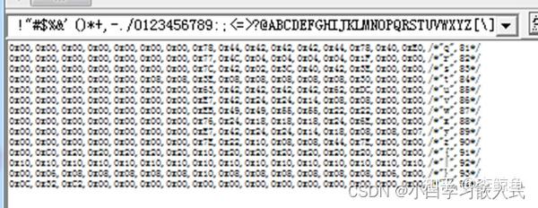 如何取大于32字体大小的ASCII字模（PCtoLCD2002） - 知乎