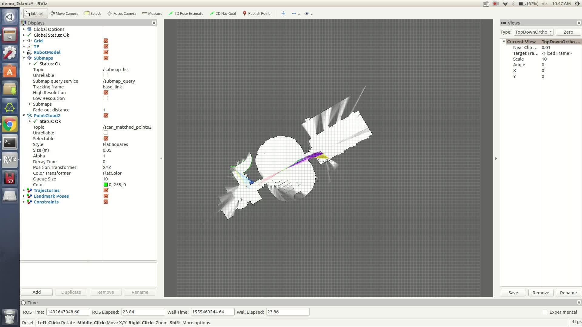 【ROS-SLAM】Cartographer ROS官方文档翻译学习（2）——运行演示程序 - 知乎