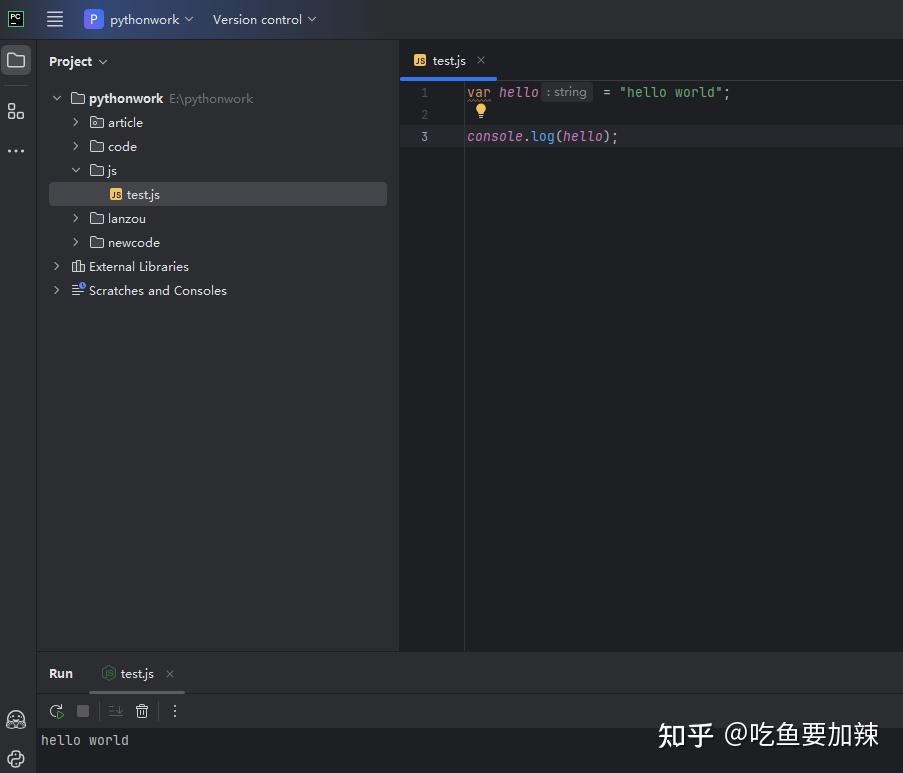 Pycharm运行js代码完整图文教程 - 知乎