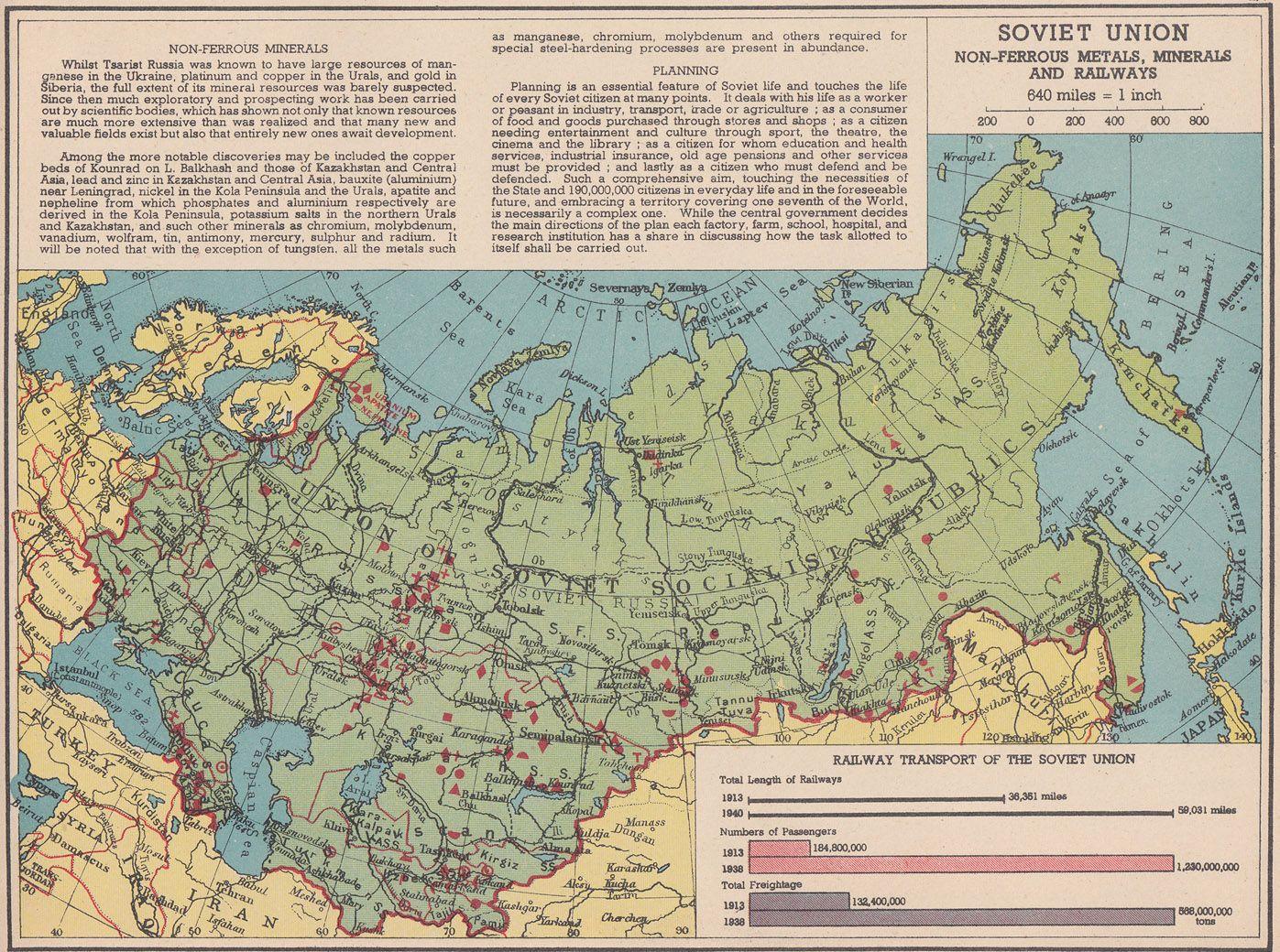 1949年：苏联地图和俄国历史地图 - 知乎
