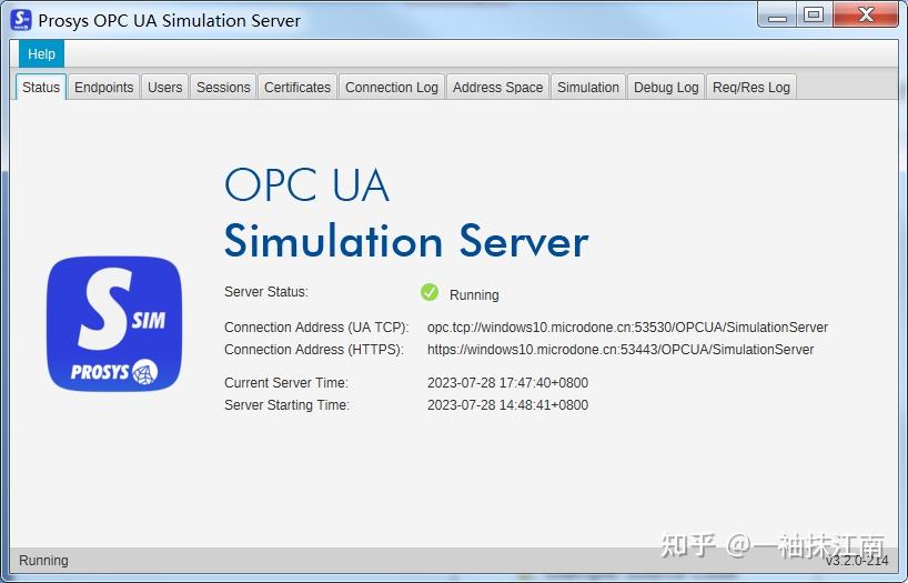 通讯软件019——分分钟学会Prosys OPC UA Server配置 - 知乎