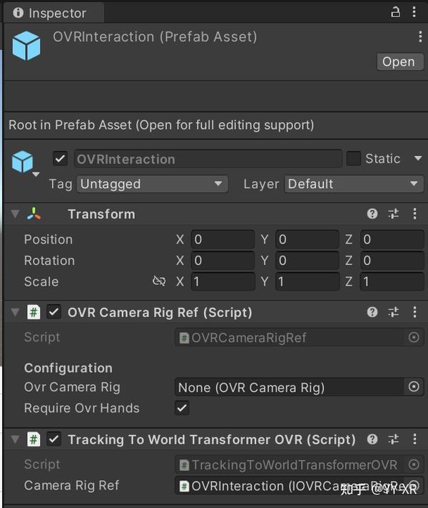 Unity Meta Quest 一体机开发（三）：Oculus Integration 基本原理、概念与结构+玩家角色基本配置 - 知乎