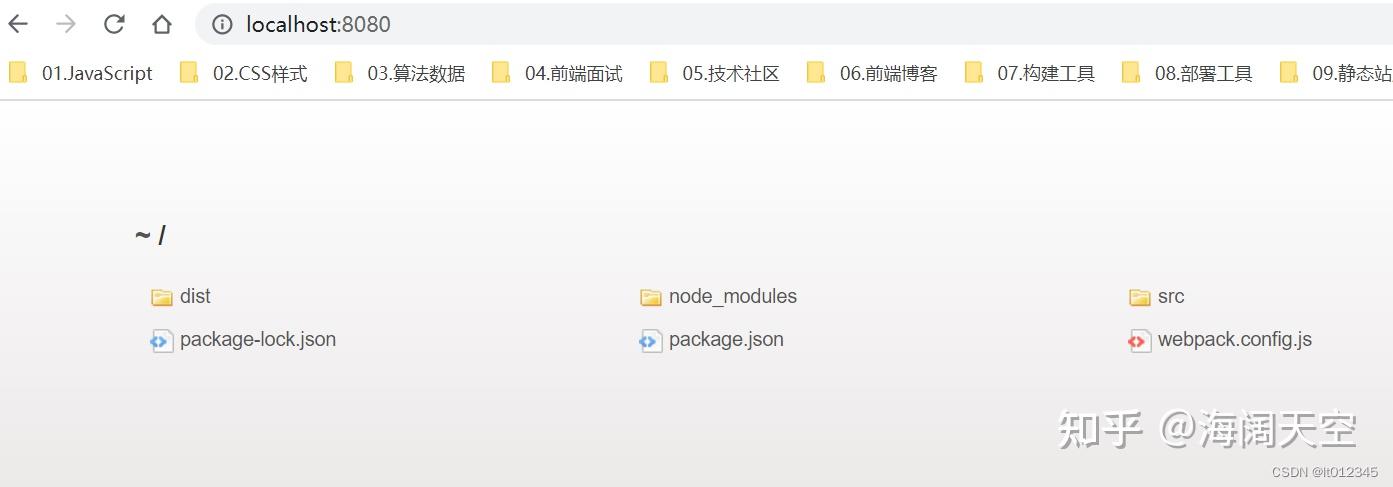 【解决使用webpack自动打包功能 ，报错 Content not from webpack is served from ‘ ‘ 且访问http://localhost:8080/ 为空 ...