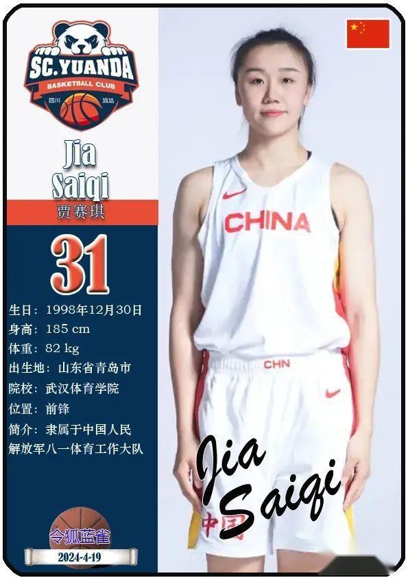 球星卡（WCBA）：四川女篮16人一览（24/25赛季） - 知乎