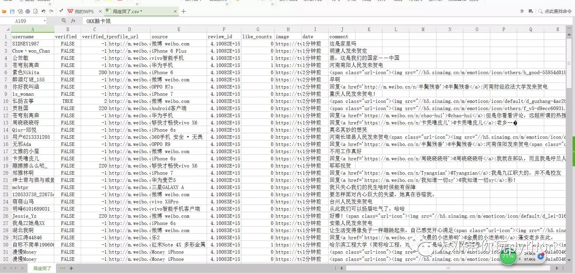 如何对csv文件中的文本数据进行分析处理 - 知乎