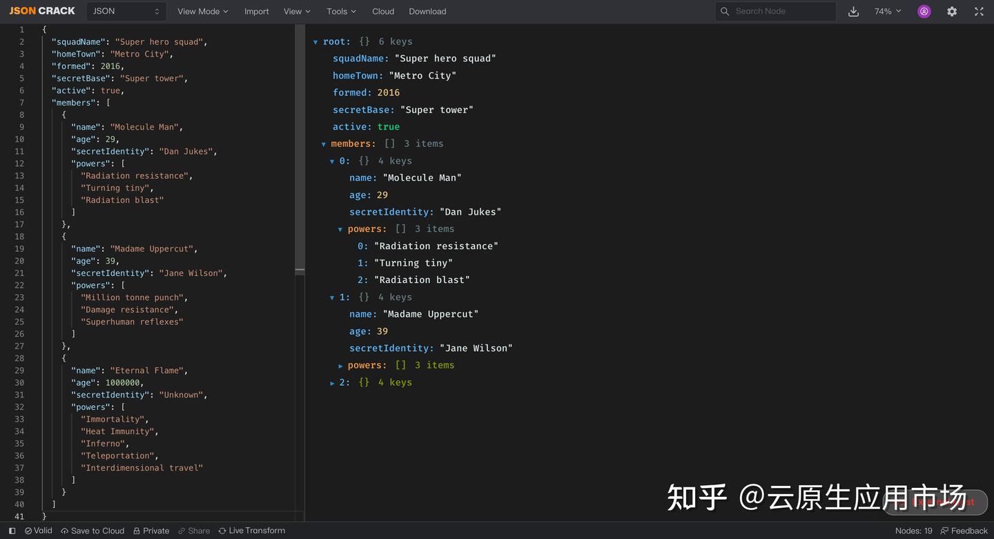 28.1K Star！Json格式可视化交互式图表-JSON-Crack - 知乎