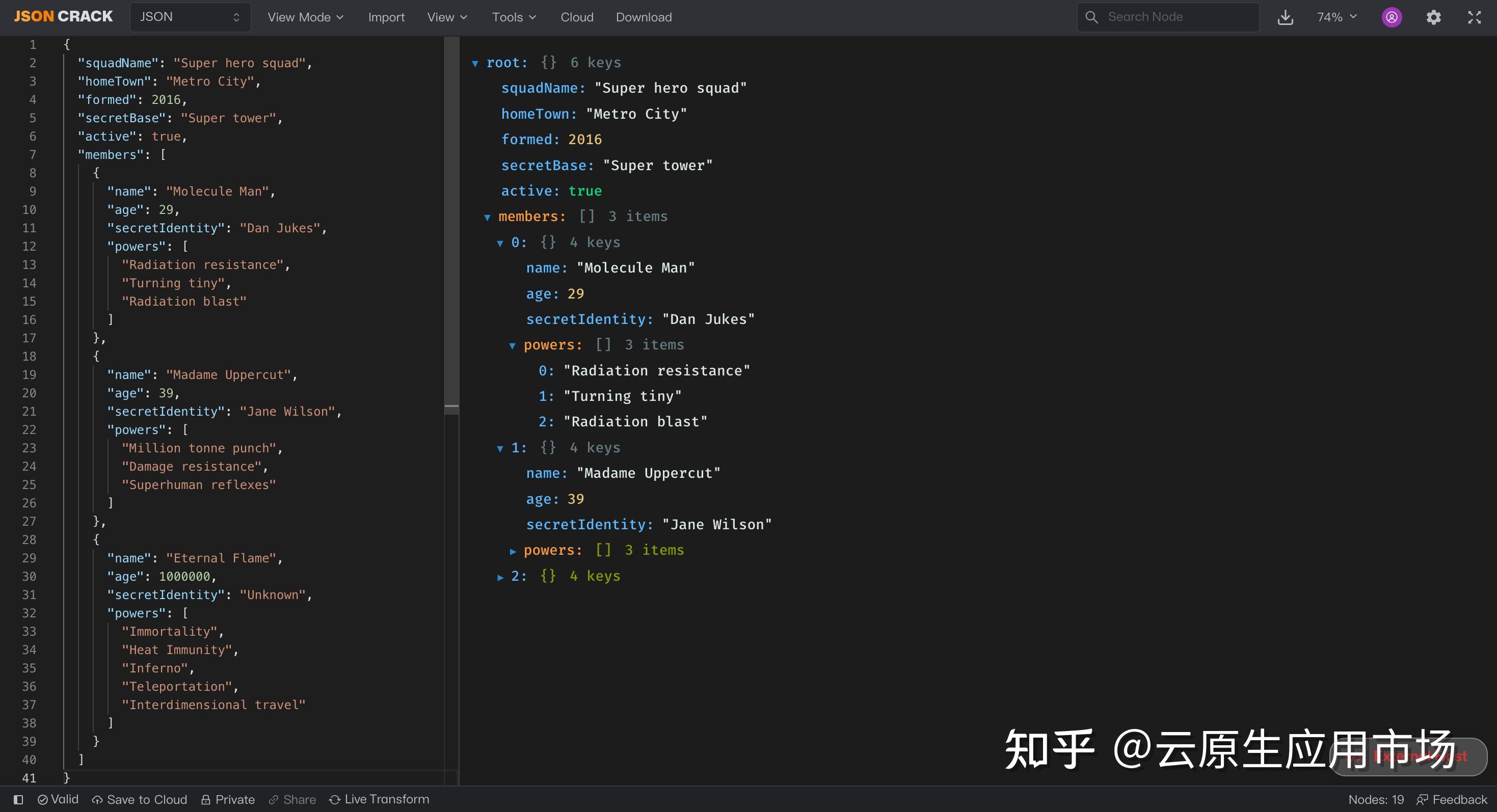 28.1K Star！Json格式可视化交互式图表-JSON-Crack - 知乎