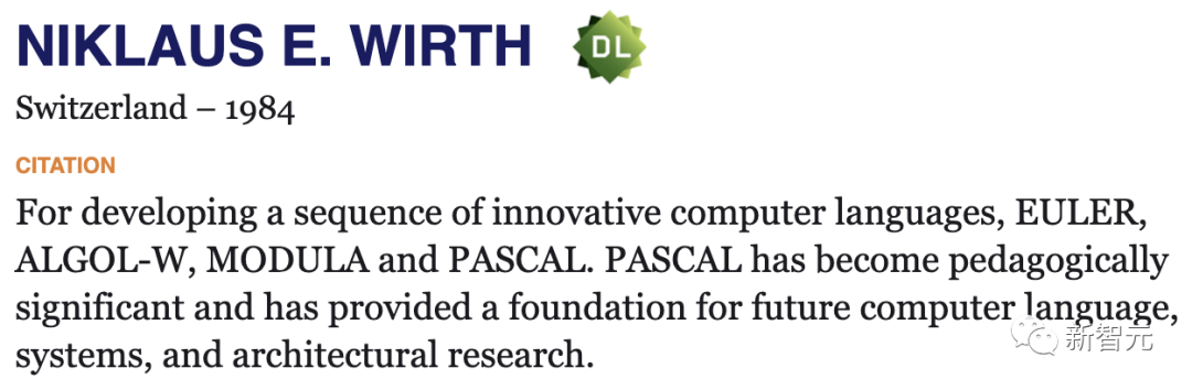 Pascal之父去世！图灵奖得主、编程语言泰斗Niklaus Wirth享年89岁 - 知乎