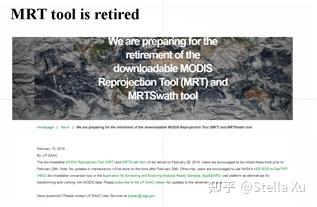 基于MRT工具的MODIS数据处理及批处理（安德帅，徐丹丹） - 知乎