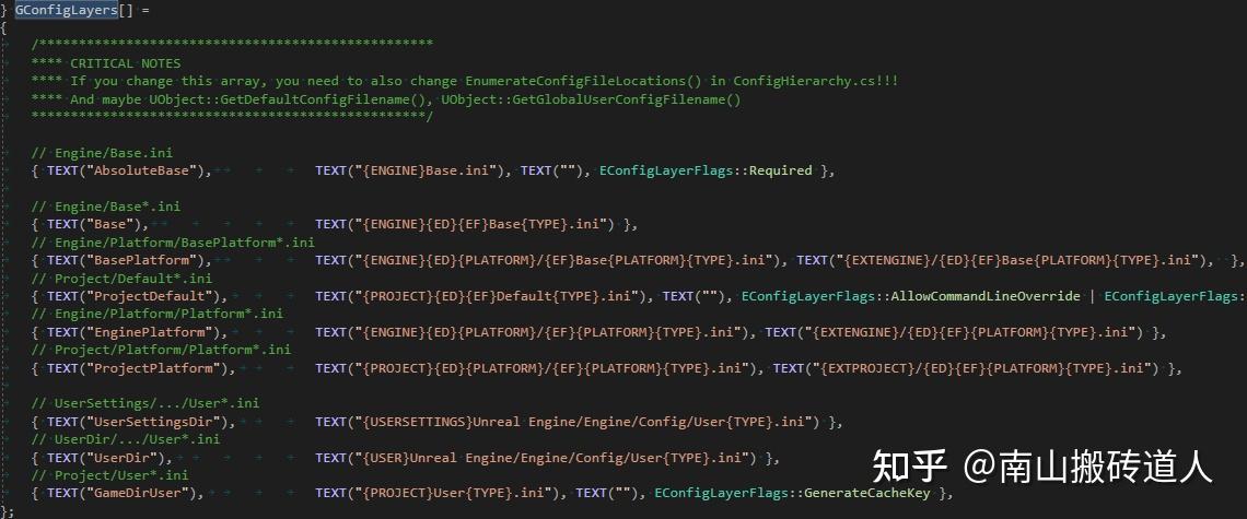 UE4配置文件详解 - 知乎