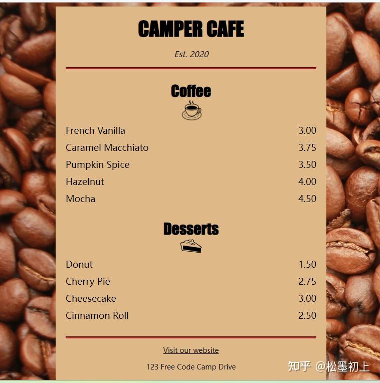 响应式网页设计—通过编写咖啡店菜单学习基础CSS - 知乎