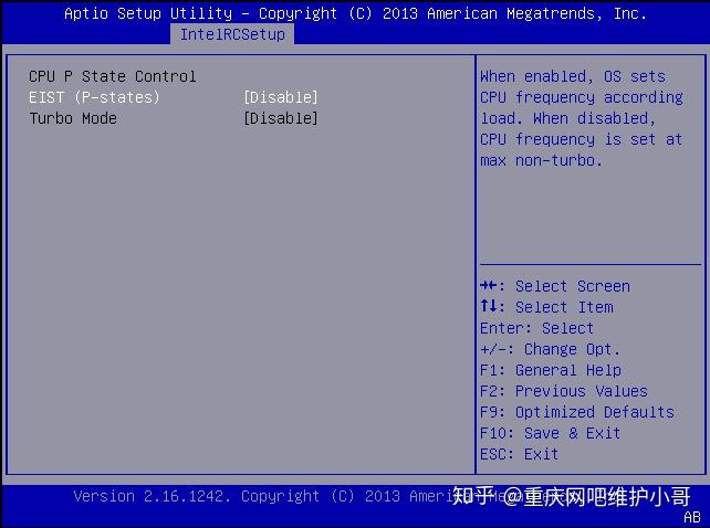 华硕Z9PA-U8 BIOS Advanced图解CPU设置@重庆网吧维护小哥 - 知乎