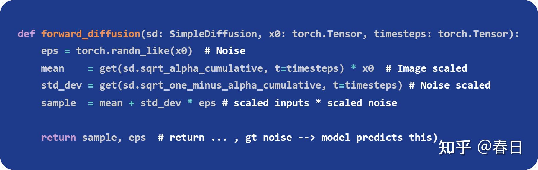 【Diffusion】学习笔记：一个Diffusion 程序代码 - 知乎