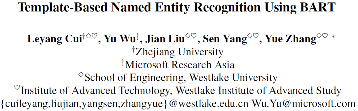 论文解读：ACL2021 NER | 基于模板的BART命名实体识别 - 知乎