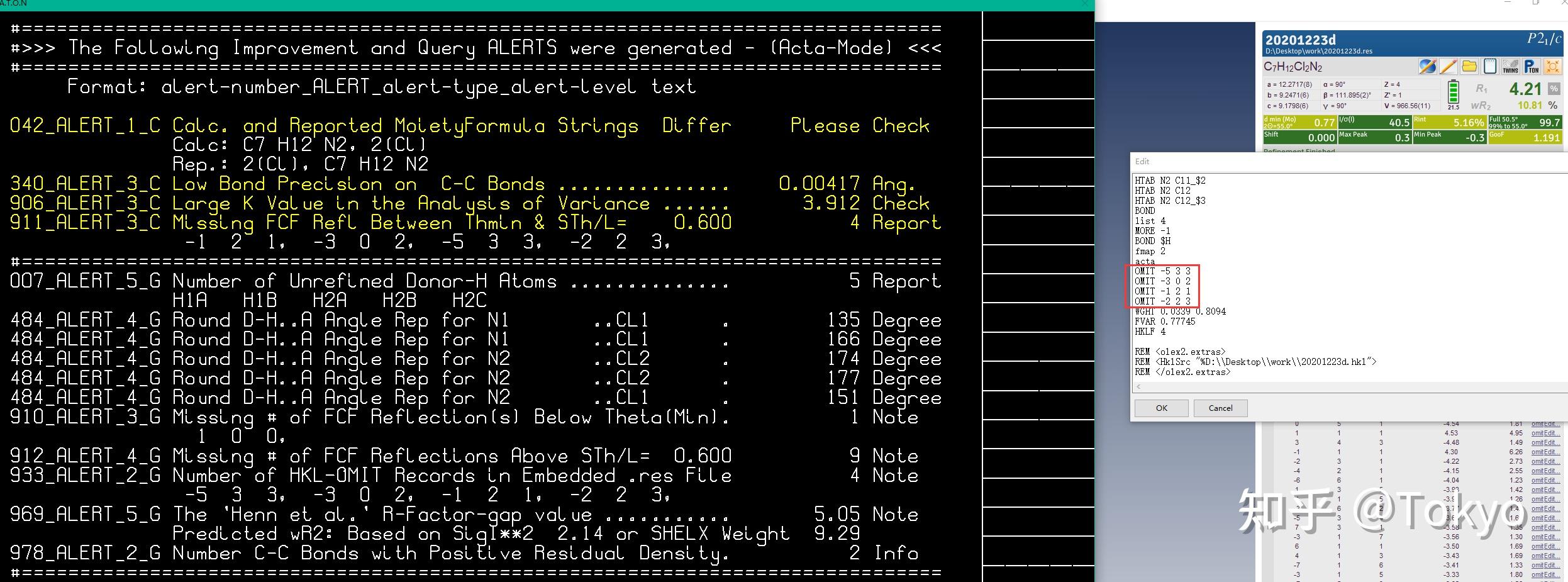 CheckCIF-B级警报PLAT934 - 知乎