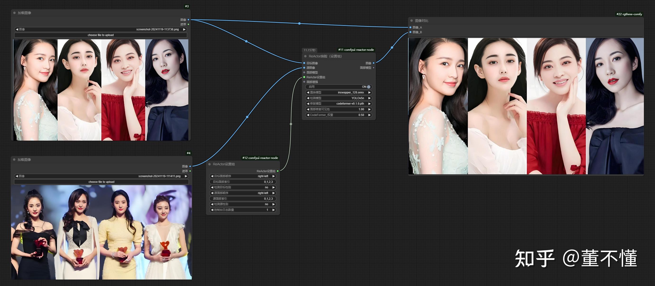 【14】ComfyUI高级 - 换脸系列 - 超级详细深入的ReActor换脸入门和实战 - 知乎