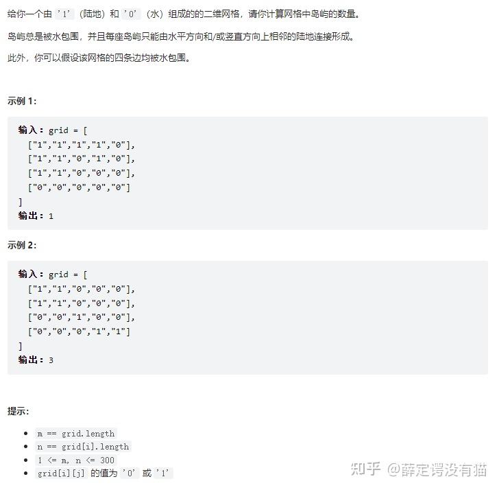 LeetCode-200. 岛屿数量 - 知乎