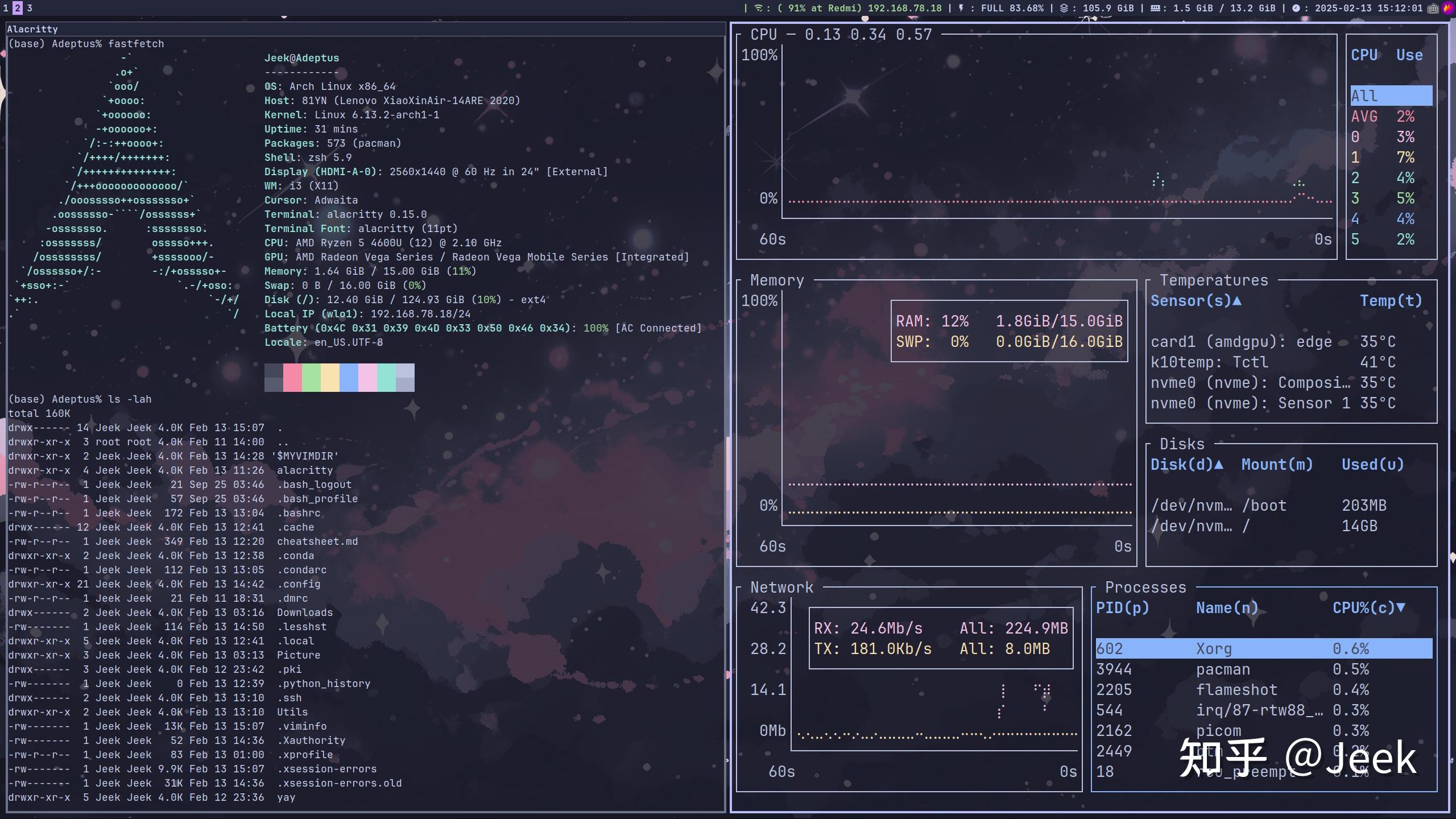 ArchLinux从零构建易用美观的i3wm+i3bar+rofi+nitrogen桌面环境（二） - 知乎