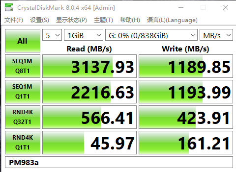 简略的pm983a使用报告 - 知乎