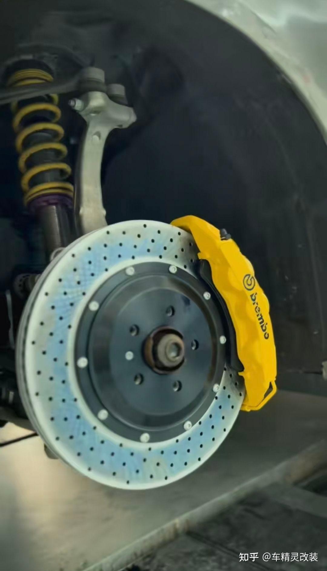 （奥迪A6l刹车改装）Brembo大六卡钳，颜值拉满、饱满帅气制动 - 知乎