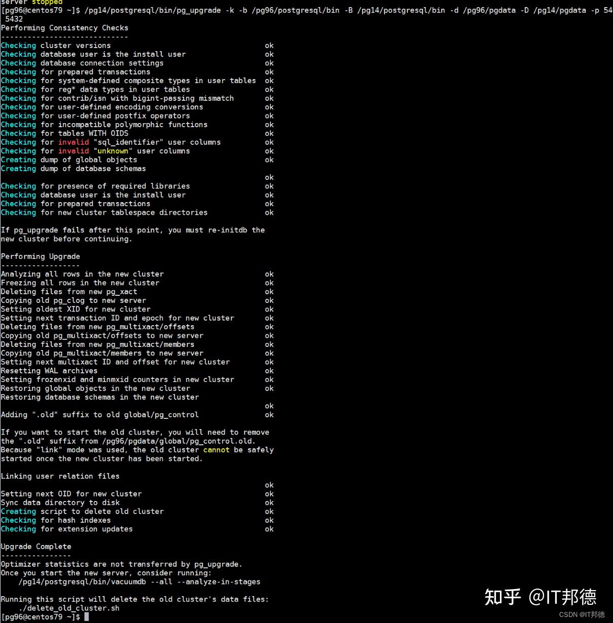 PostgreSQL跨版本升级 - 知乎