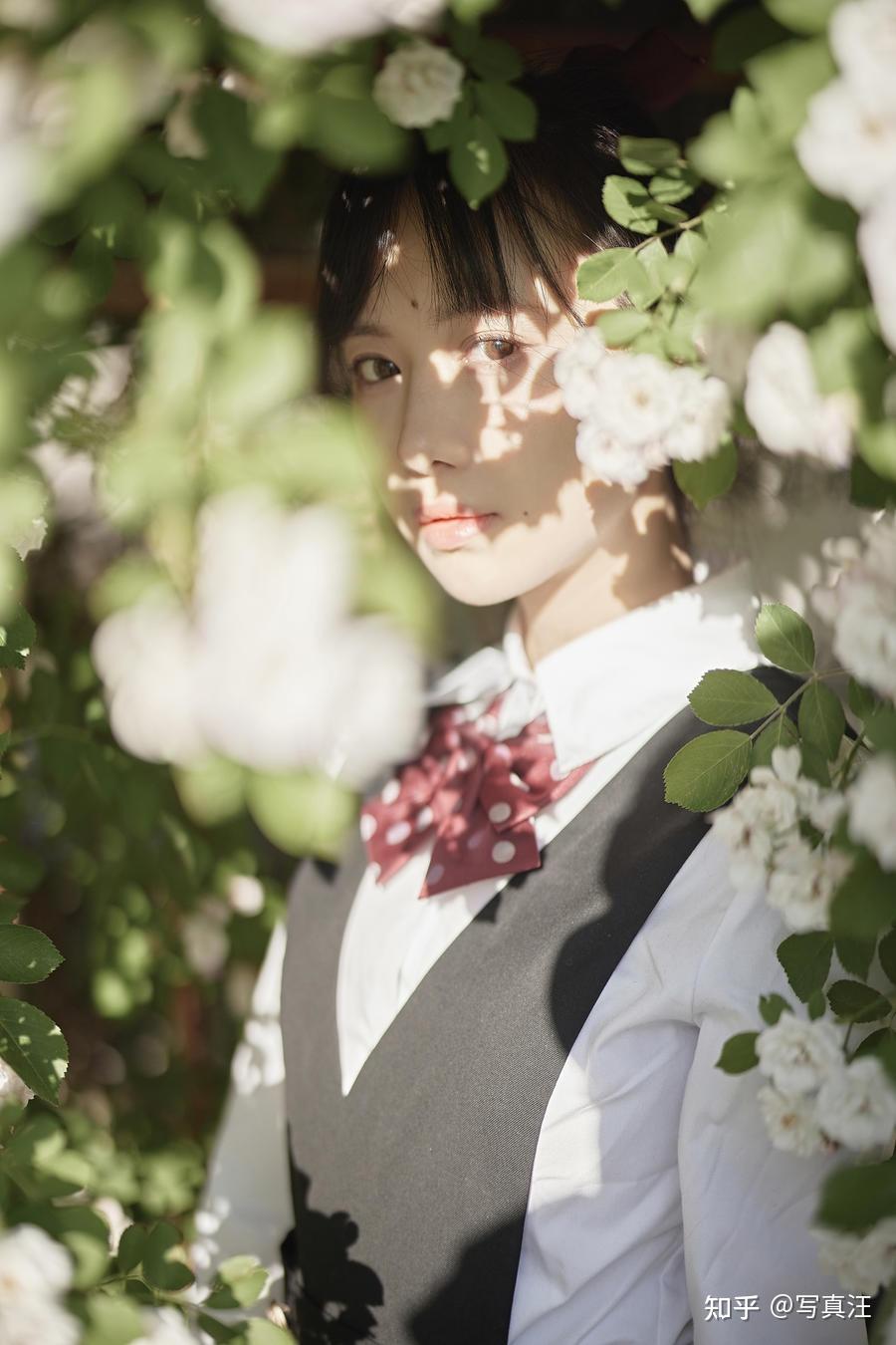 Shika小鹿鹿写真合集cos图片:蔷薇JK - 知乎