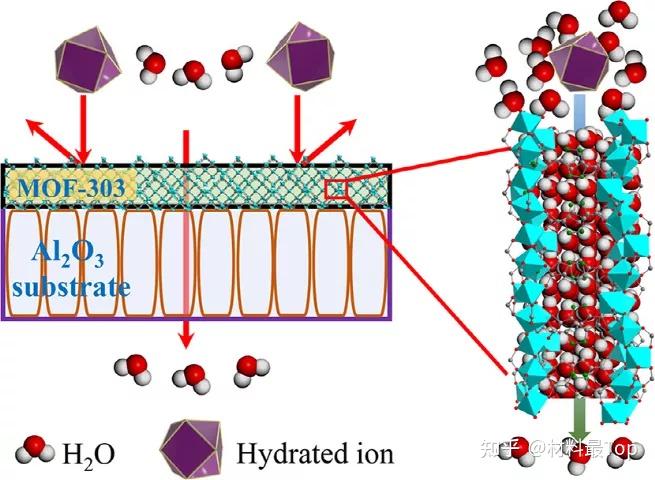 天津大学刘新磊团队JACS：高透水性MOF-303薄膜，高效脱盐！ - 知乎