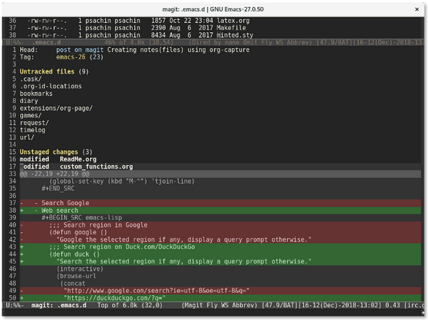 如何在 Emacs 中使用 Magit 管理 Git 项目 知乎