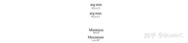 LaTeX 中怎么打出算符 Minimize 和 Maximum? - 知乎