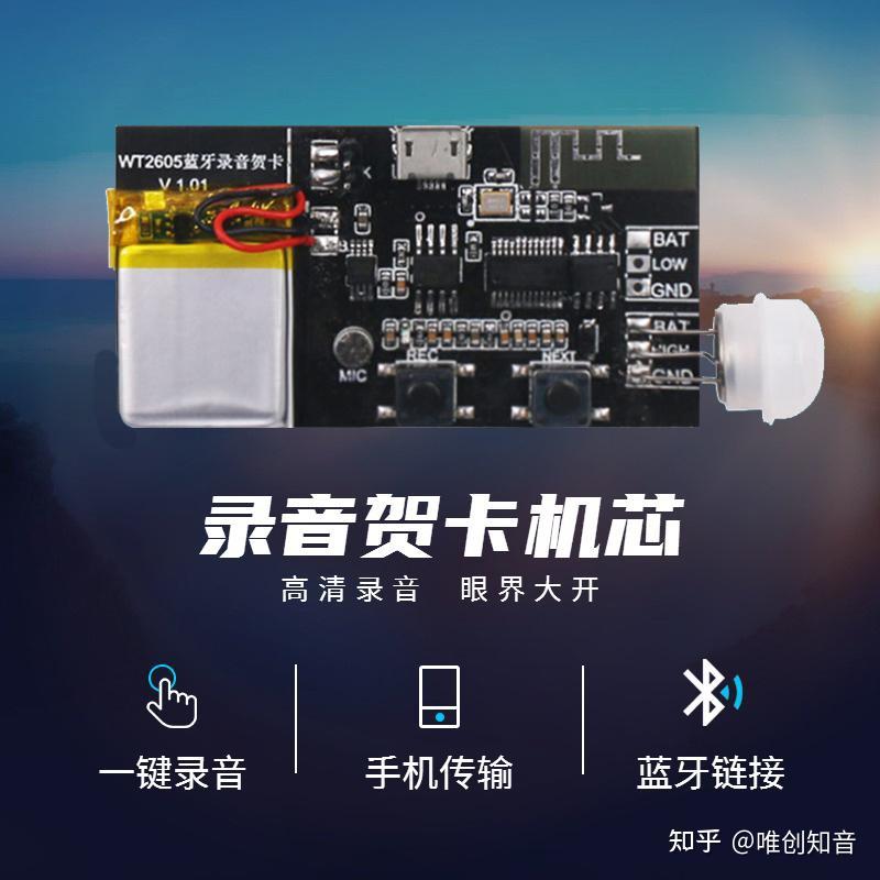 MP3蓝牙录音贺卡模块机芯，生日贺卡录音模块WT2605 - 知乎