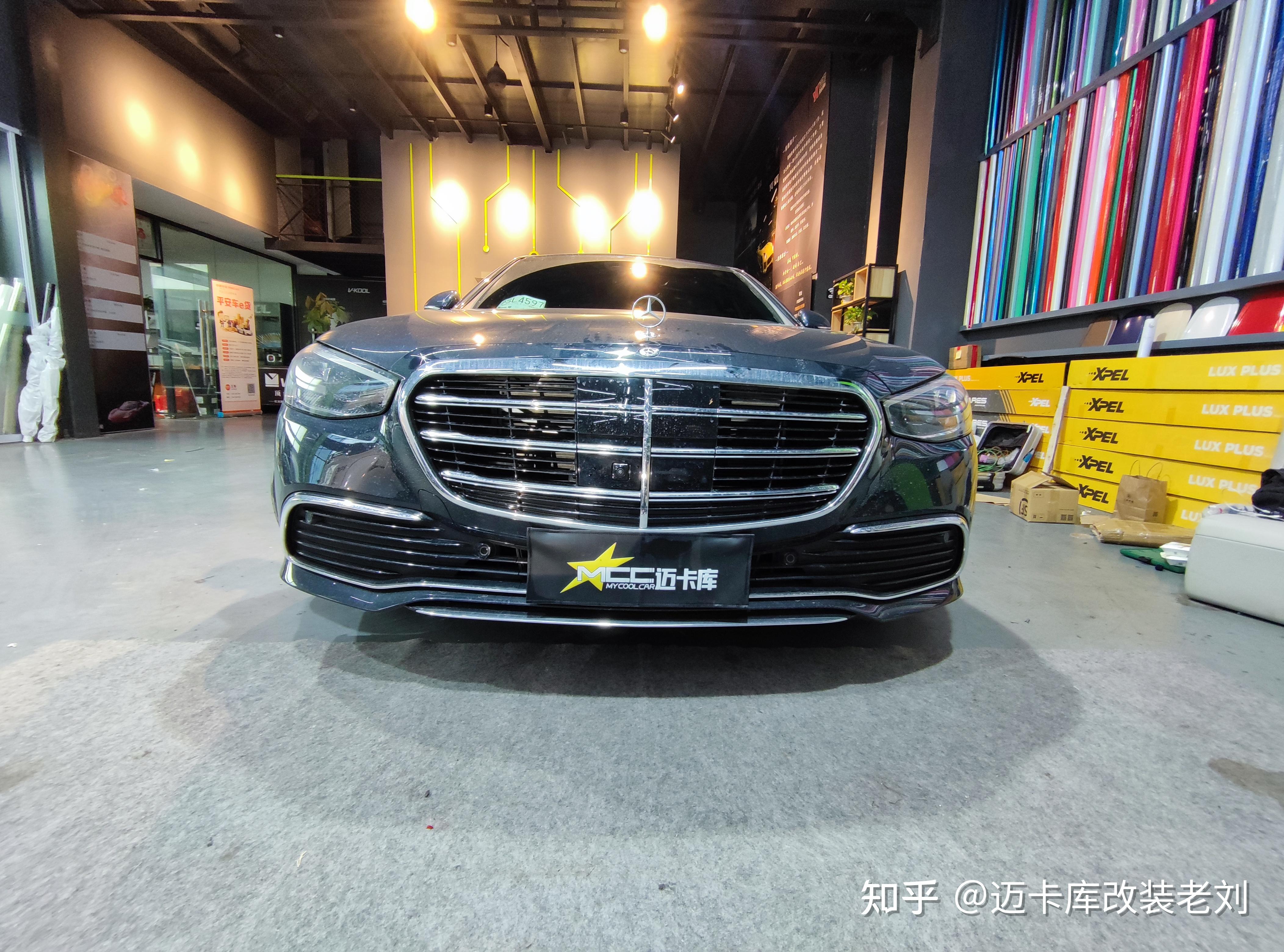 21款奔驰S400L商务版怎么改好看些？那就升级个高配版前脸吧 - 知乎