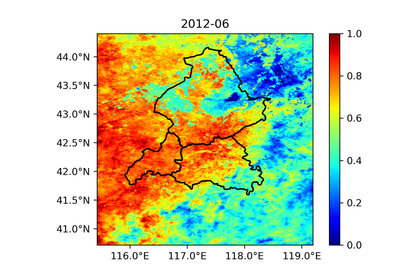 python使用modis数据实现温度植被干旱指数TVDI的计算 - 知乎