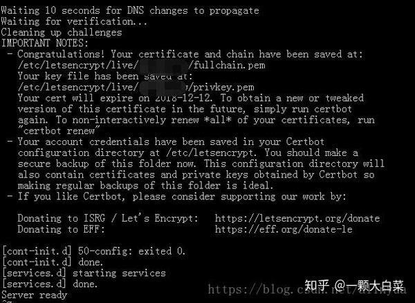 Docker使用 linuxserver/letsencrypt 生成SSL证书最全解析及实践 - 知乎