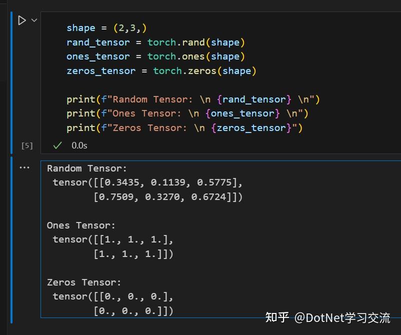 Pytorch入门—Tensors张量的学习 - 知乎