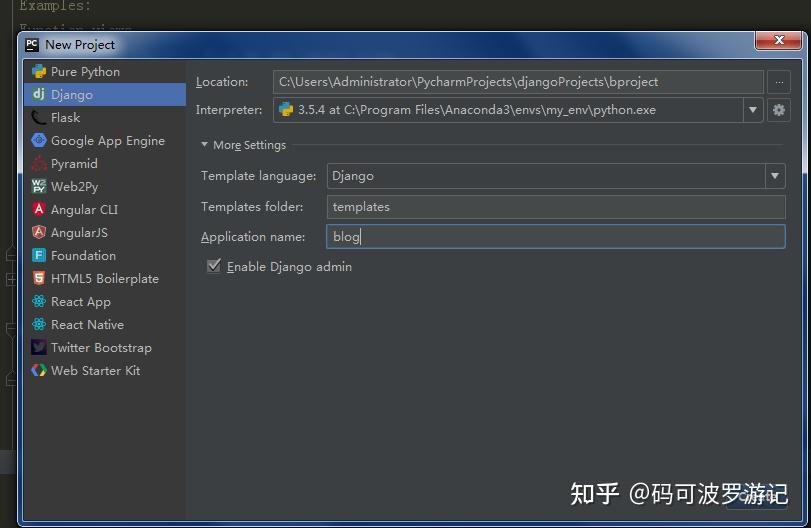 第九 django环境搭建（基于anaconda环境） - 知乎