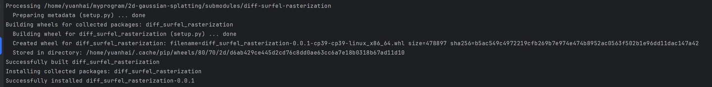 diff-surfel-rasterization编译 - 知乎