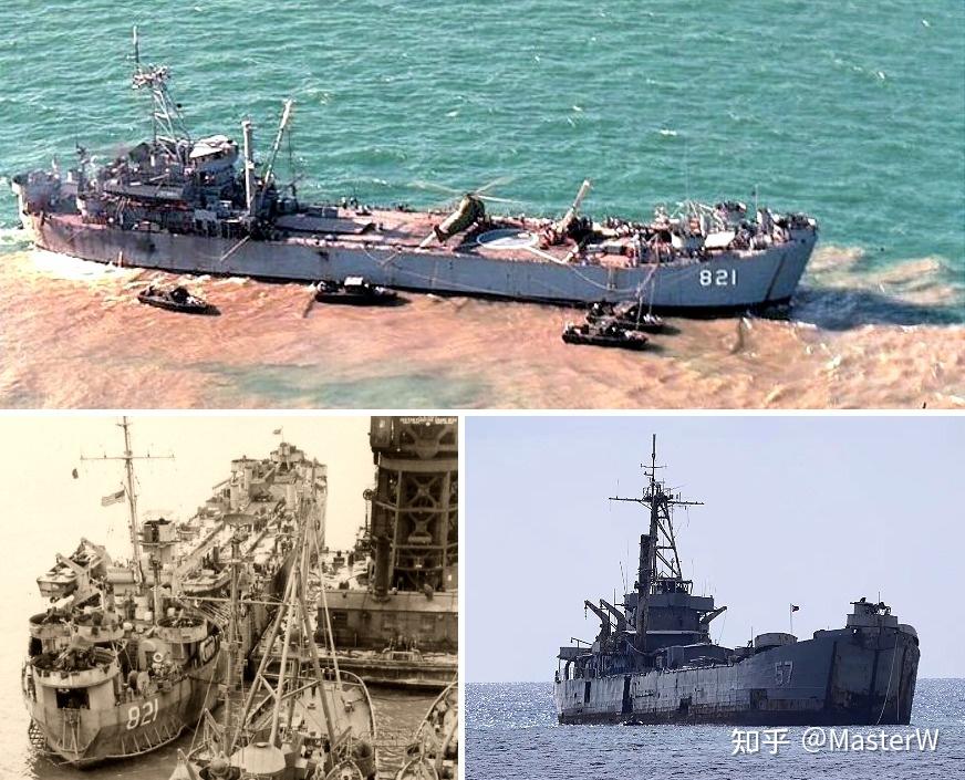 二十四年了！被故意搁浅在仁爱礁的菲律宾海军“马德雷山”号登陆舰 - 知乎
