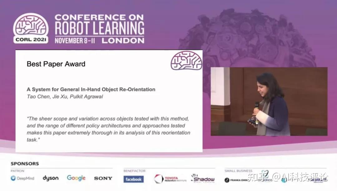 华人学者再创佳绩！包揽CoRL2021最佳论文奖项 - 知乎