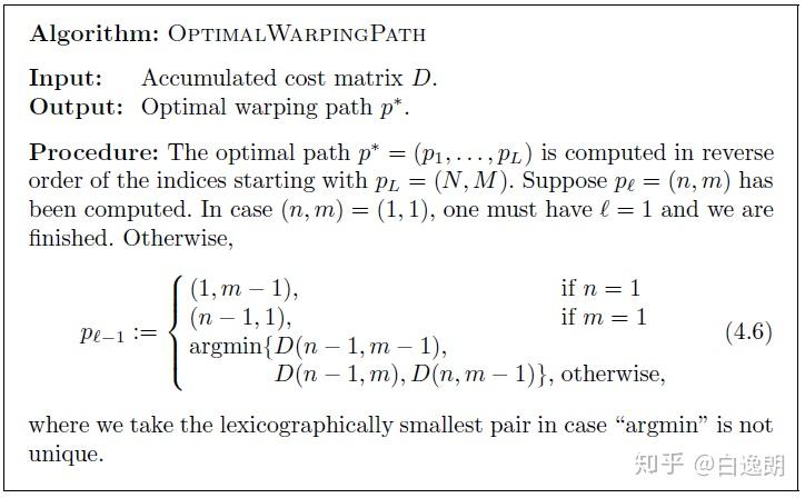 Dynamic Time Warping (DTW)标准形式与变形 - 知乎