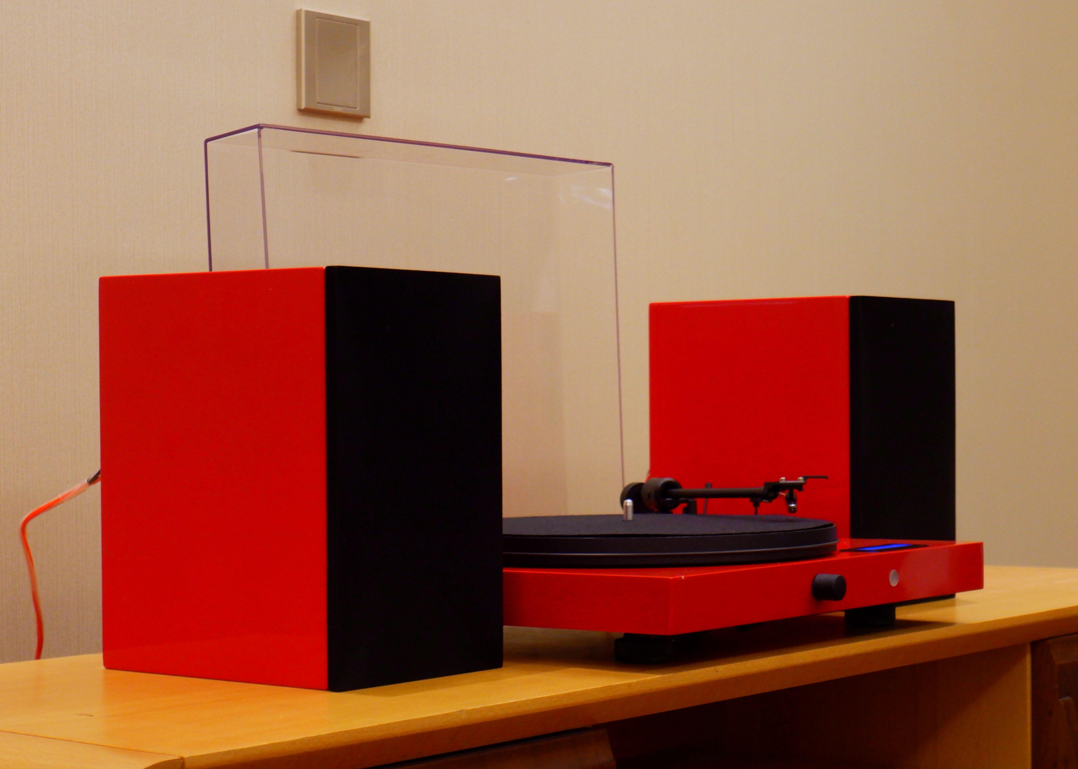 唱片机音箱一体化-Pro-Ject奥地利宝碟黑胶唱盘机jukebox E复古电唱机