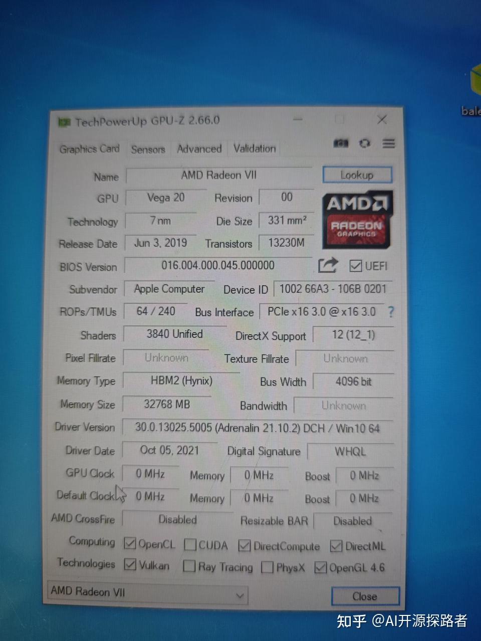 (MI50探索AI之旅二)仅 900 元显卡，能不能玩 AI？——搭建 AMD MI50 显卡的 AI 开发环境 - 知乎