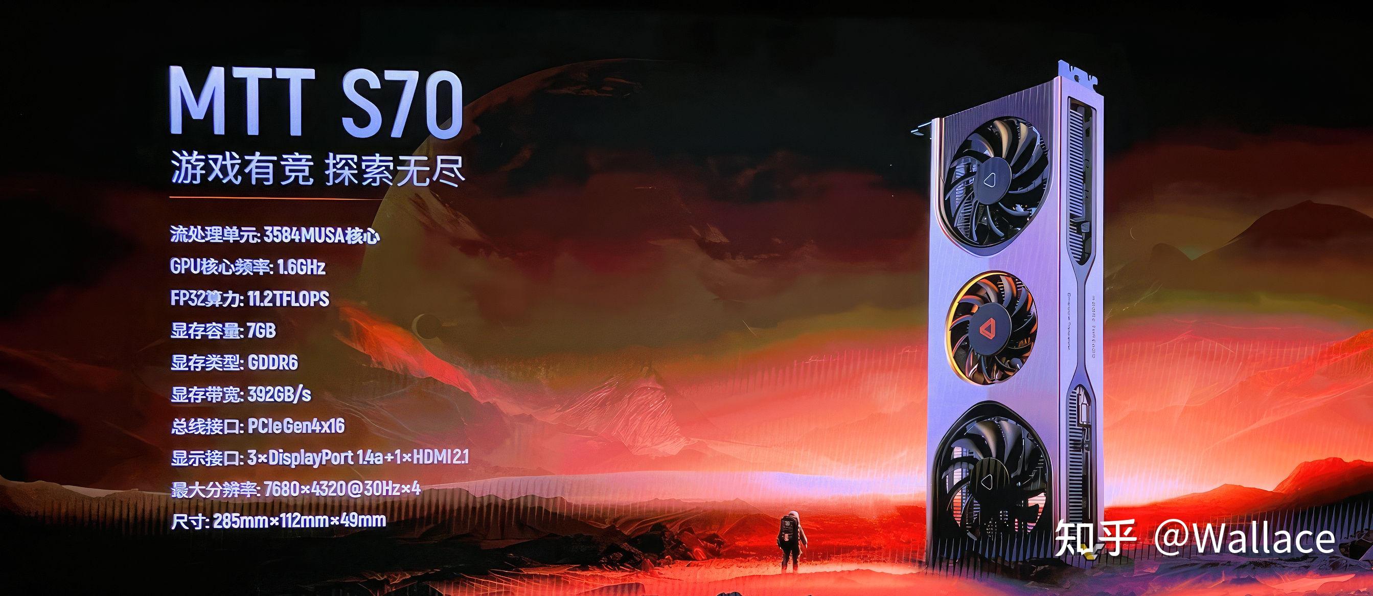 显卡日报6月2日｜国产显卡MTT S70发布｜映泰加入英特尔显卡阵营 - 知乎