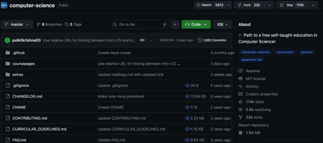 Github 300k 点赞！堪称最强计算机自学指南！ - 知乎