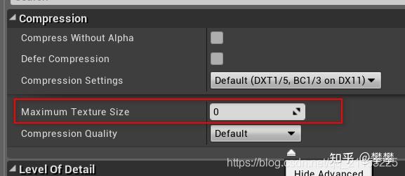 UE4 编辑器内修改贴图分辨率 - 知乎