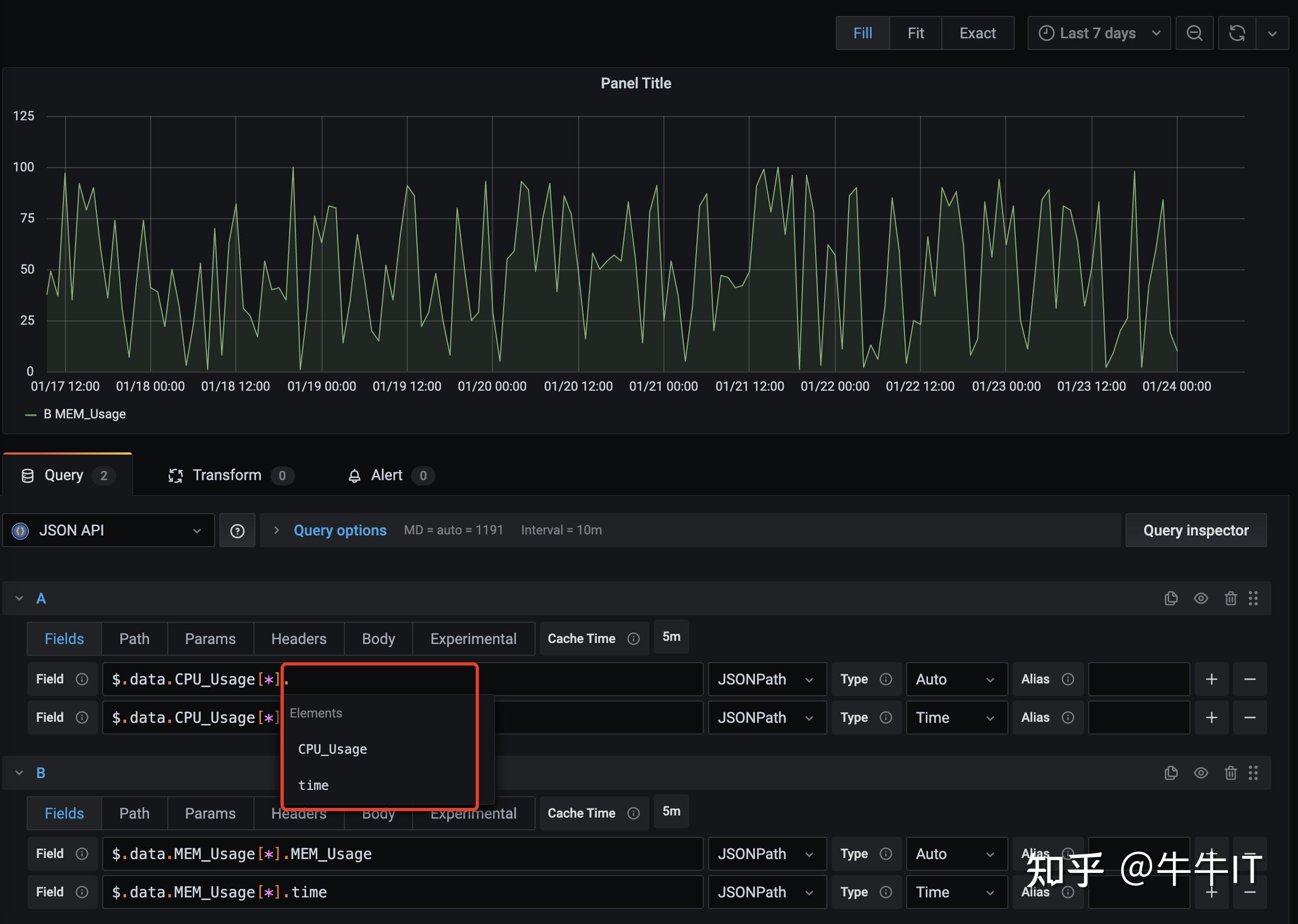 Grafana Json API 数据源 - 知乎