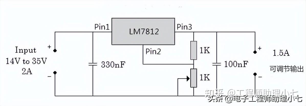 还搞不懂LM7812是什么芯片?看这一文，引脚图+参数+工作原理 - 知乎