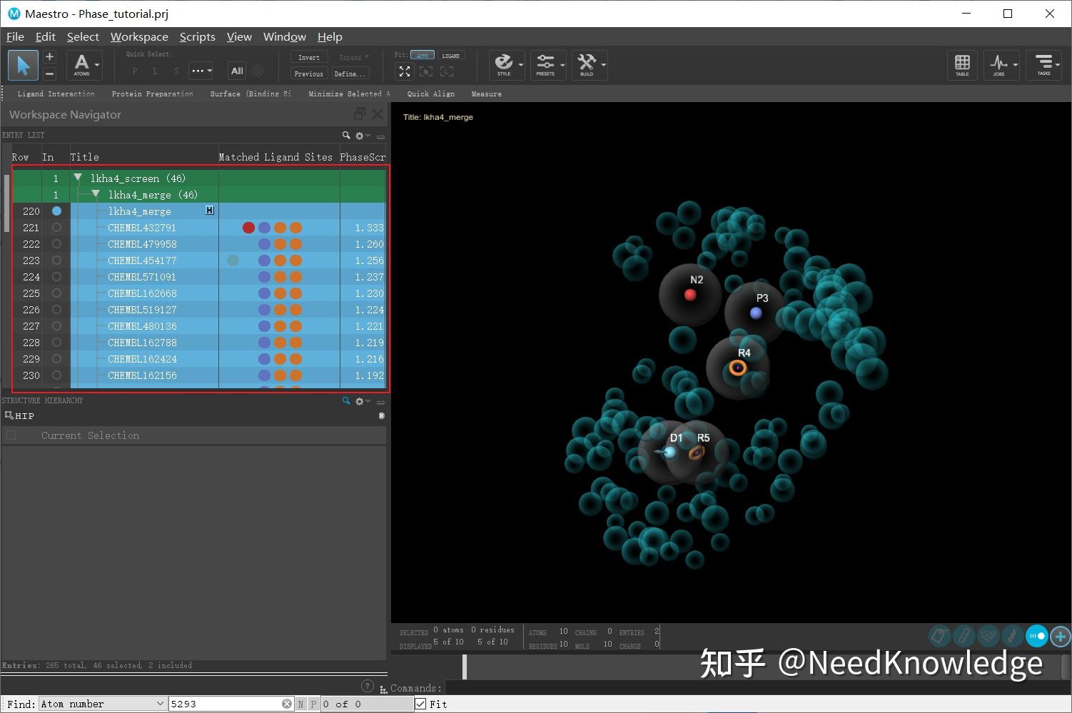 Schrödinger教程 | Structure-Based Virtual Screening Using Phase - 知乎